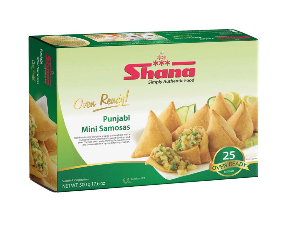SHANA MIX VEG.MINI SAMOSA - Indo Asian Foods